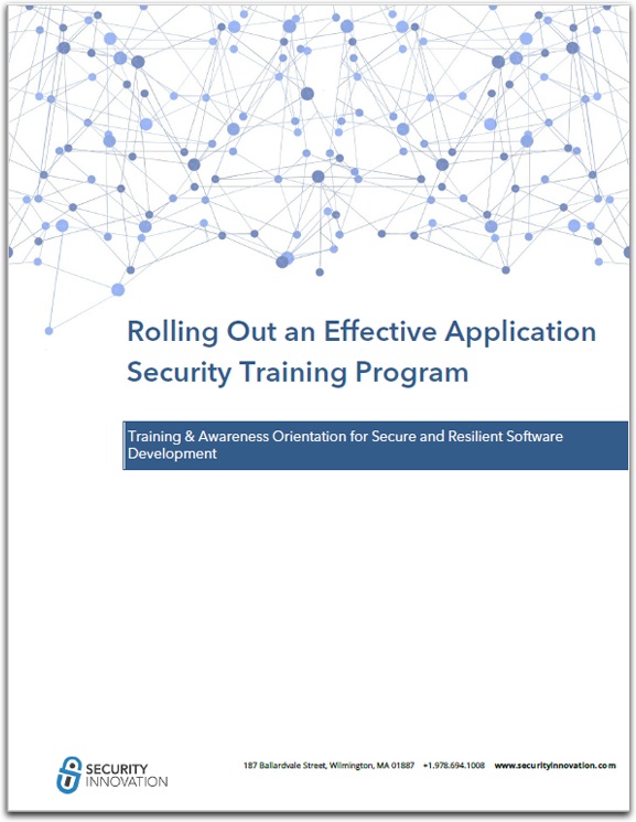 Rolling Out An Effective Application Security Training Program