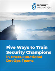 Five Ways to Train Security Champions in Cross-Functional DevOps Teams